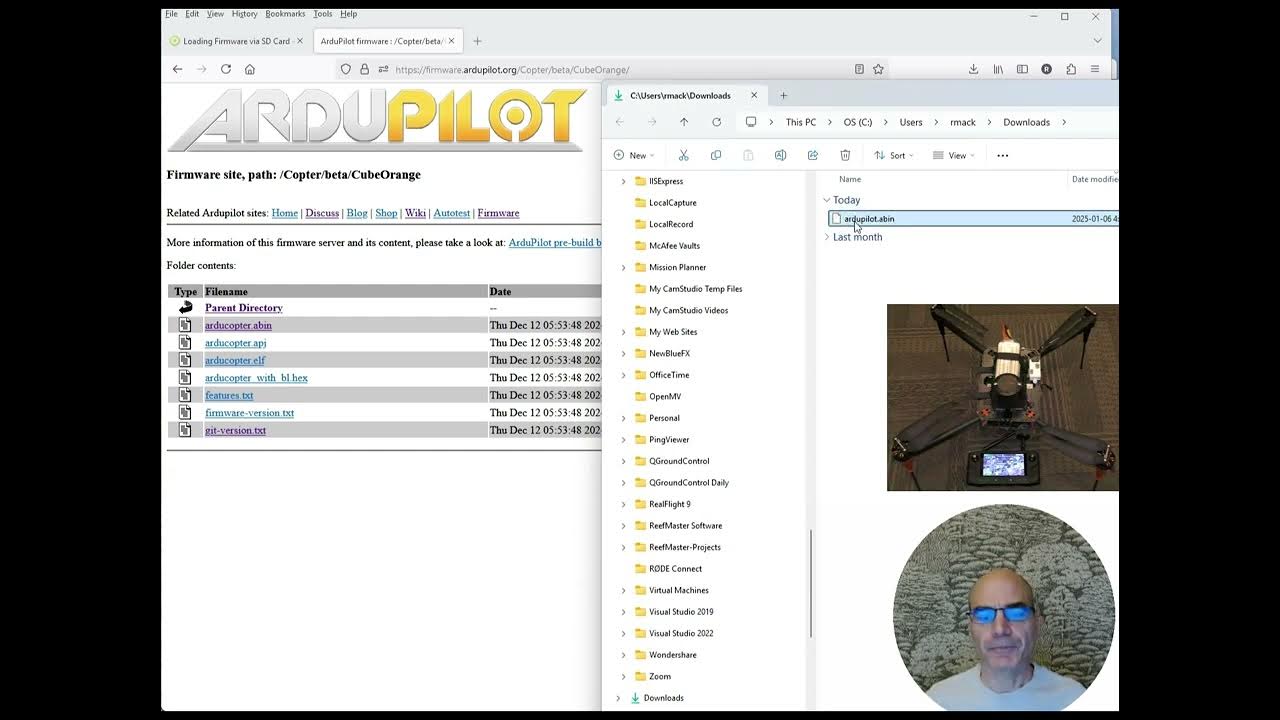 ArduPilot Firmware Update via SD Card - YouTube