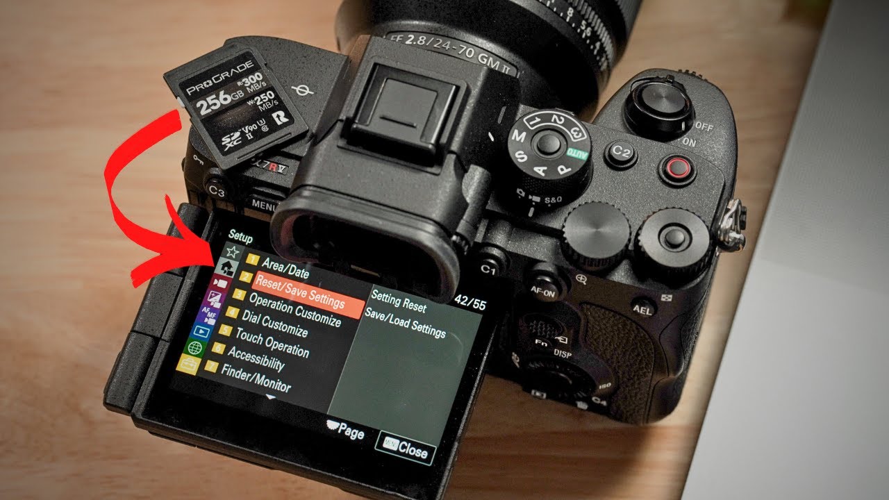 How to Save/Load Settings in Sony Alpha Cameras || a7R V, a7 IV, a7S ...