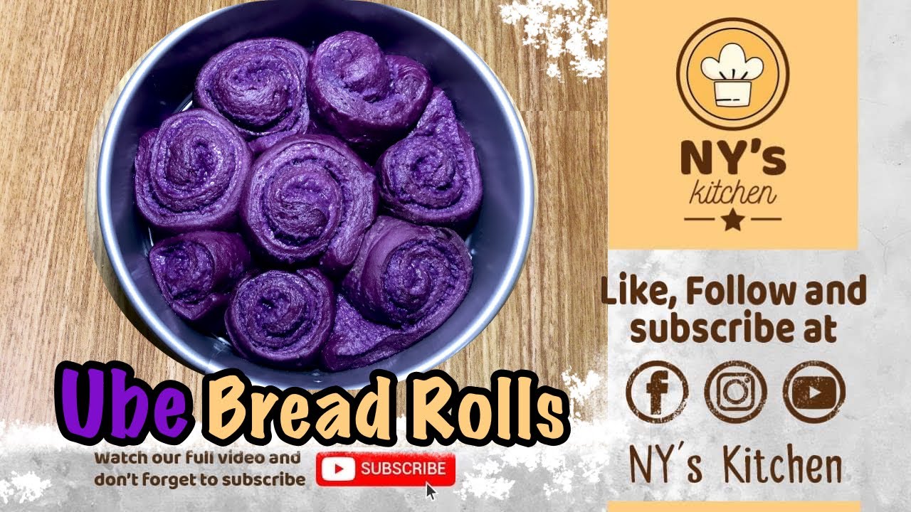 UBE BREAD ROLLS | How To Make Ube Bread Rolls | Homemade | Ube Cinnamon ...