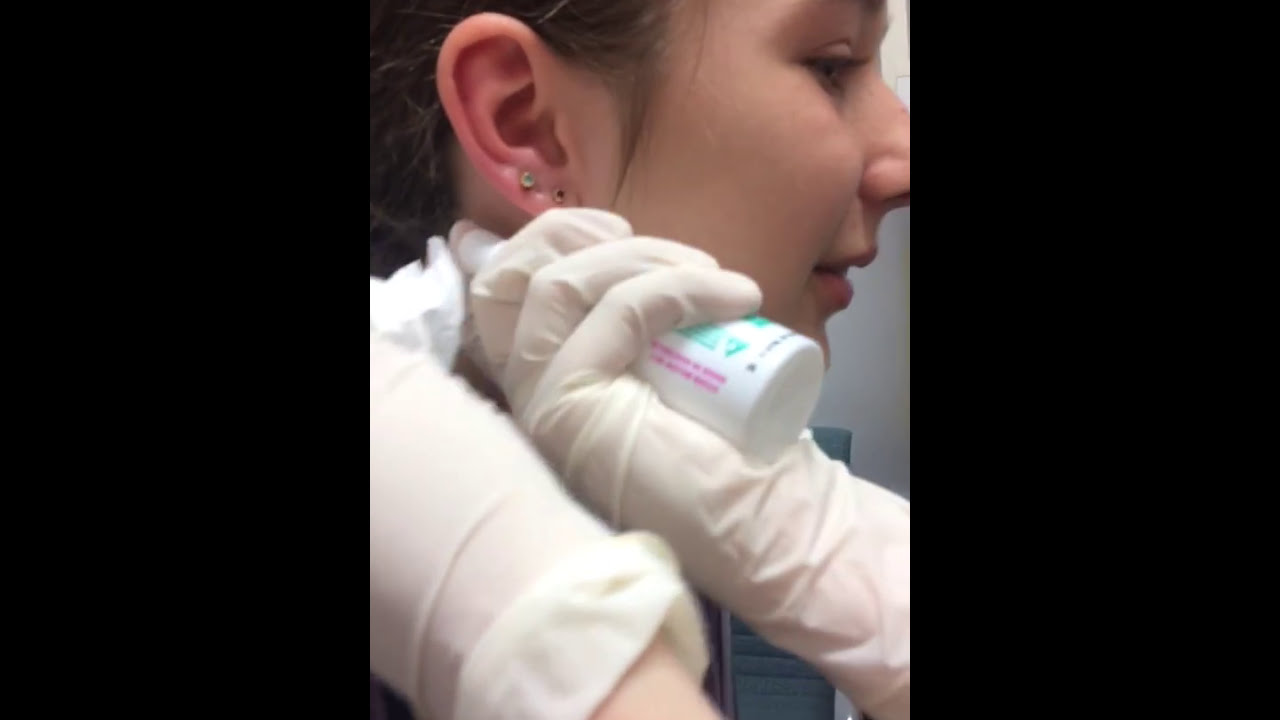 guys I got my third ear piercing - YouTube