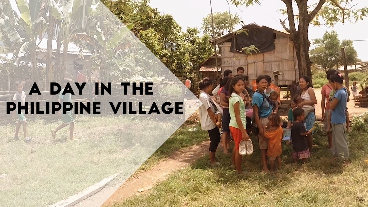 A day in the Philippine village - YouTube