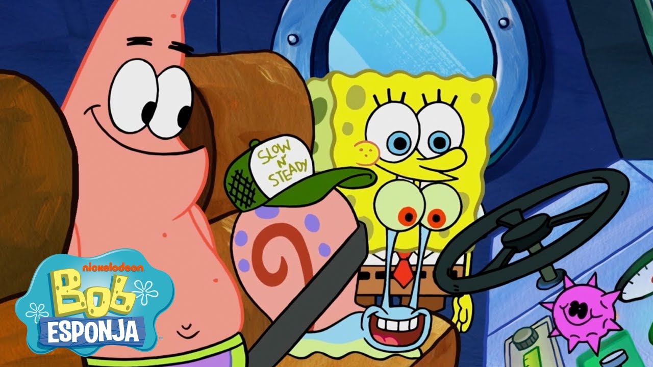 Bob Esponja | ¡Calamardo tiene un nuevo trabajo! 🚌 | Bob Esponja en ...