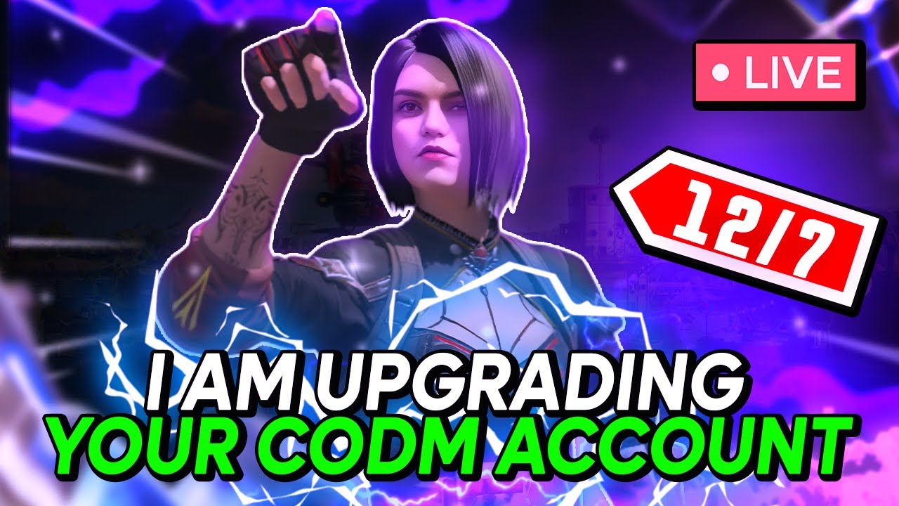 Codm's Noobest Of All Time is Live 12/7 | Upgrading my Subscribers Codm Account at 4k | - YouTube