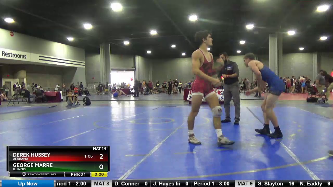 Junior Men 152 Derek Hussey Alabama Vs George Marre Illinois - YouTube