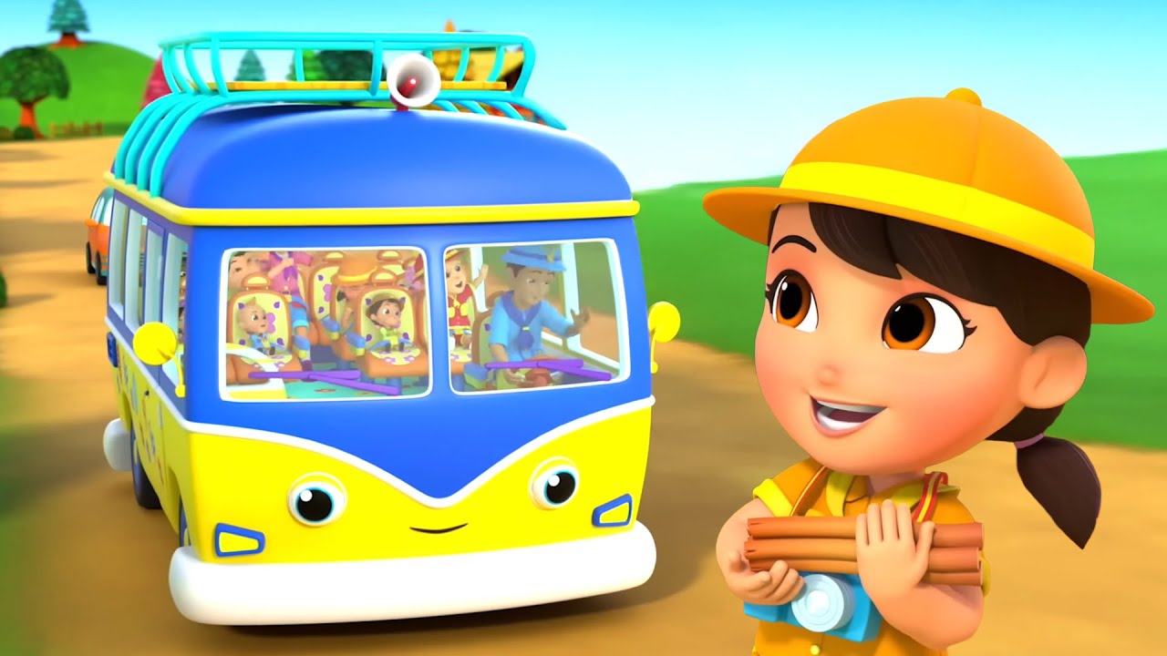 Wheels on the Bus Sing Along Nursery Rhyme for Toddlers & Preschoolers ...