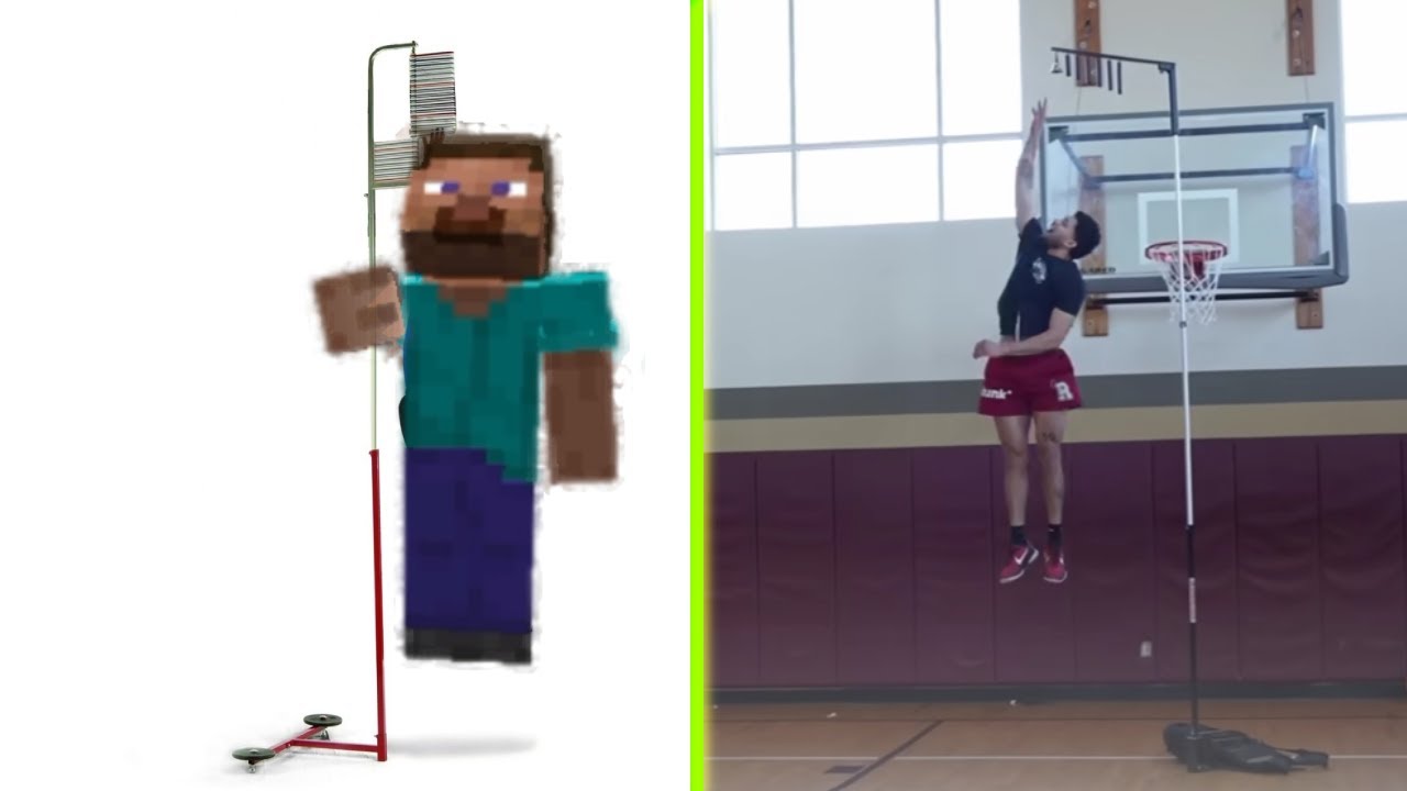 Minecraft Steve’s Jump Defies Physics - YouTube