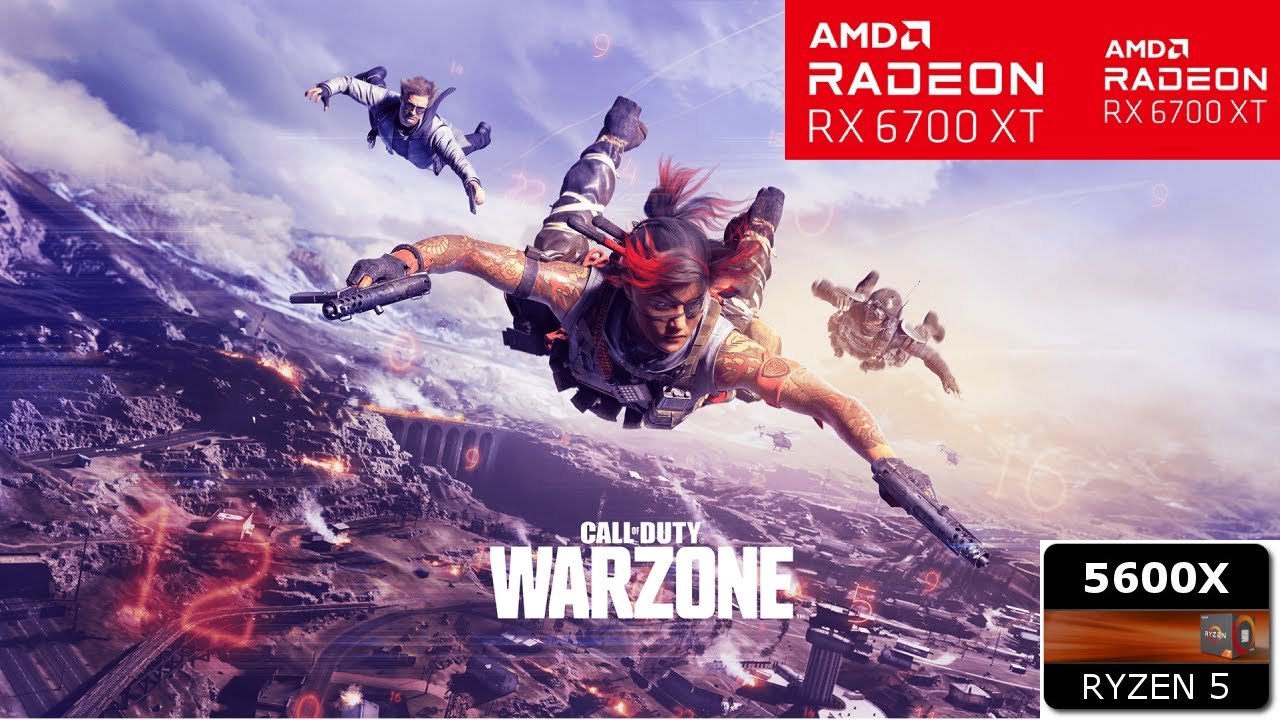 Cod Warzone saltando del avion FPS Rx 6700 xt - YouTube