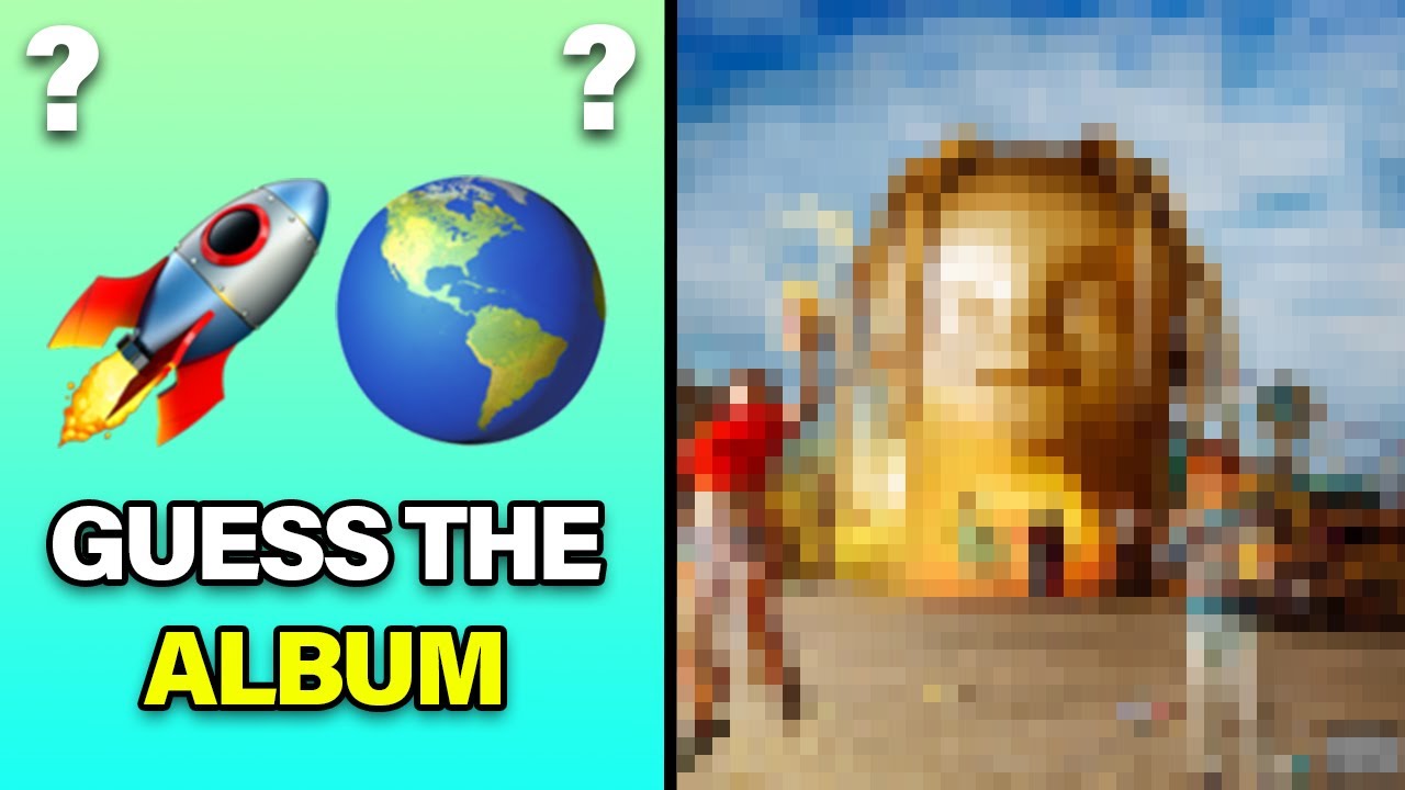 GUESS THE RAP ALBUM FROM EMOJI *CHALLENGE* - YouTube