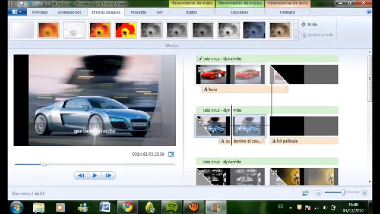 tutorial como usar windows live movie maker - YouTube