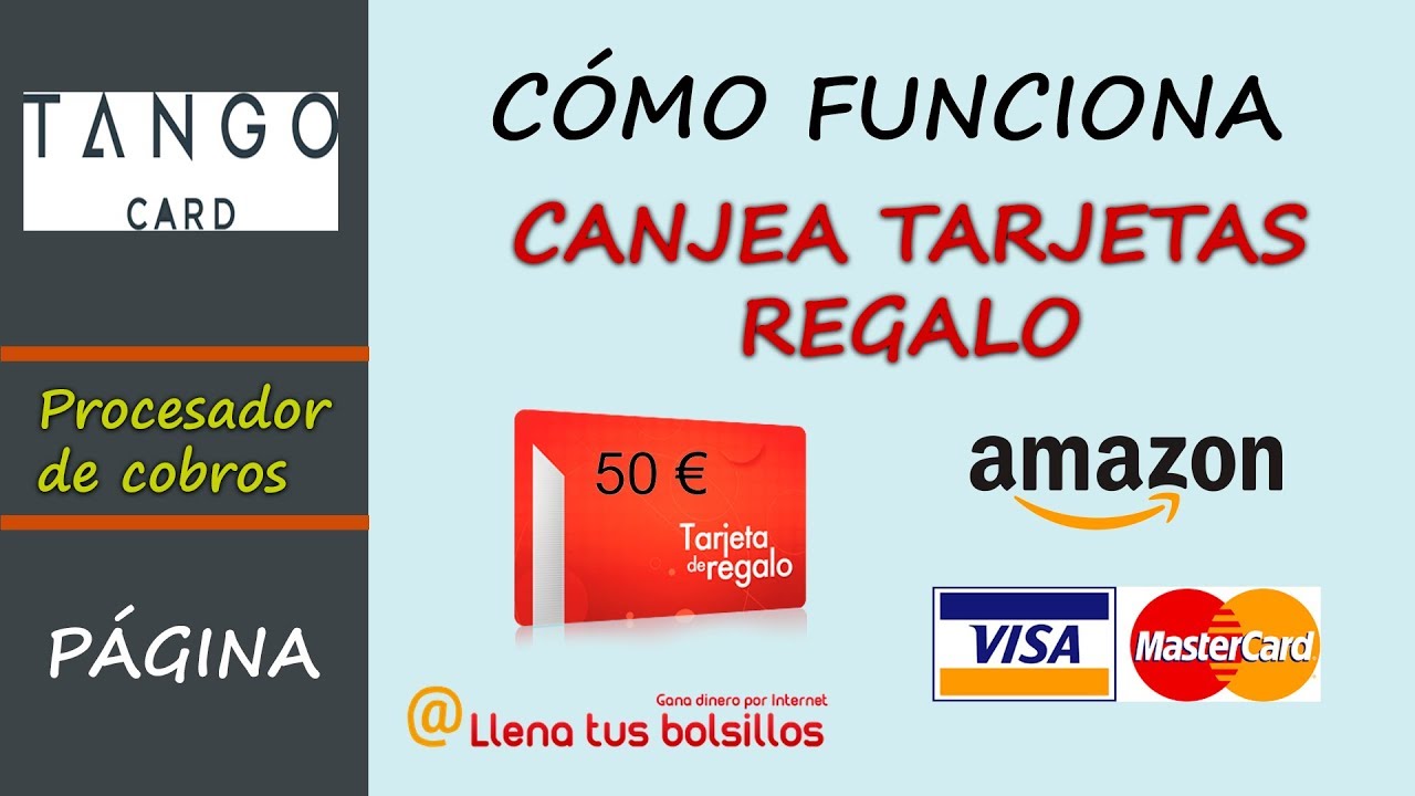 Como usar Tango Card | Tarjetas regalo de muchas tiendas online - YouTube