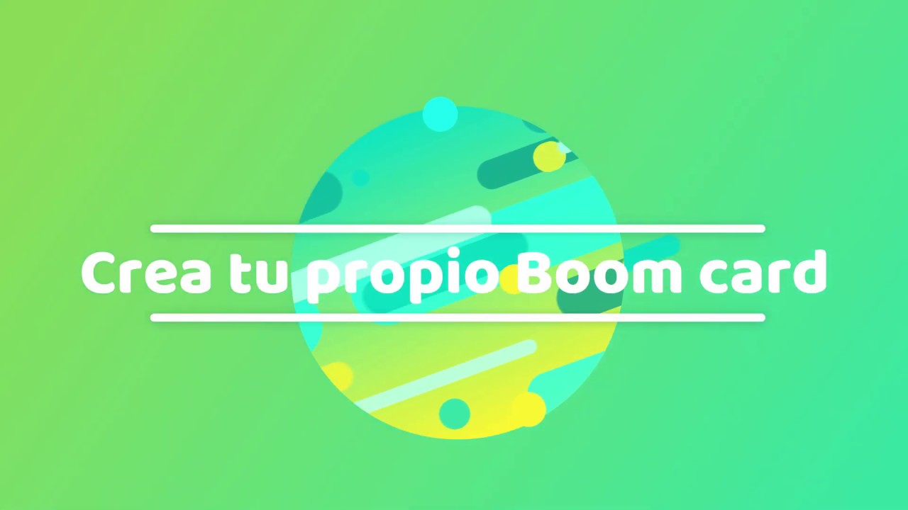 Crea tu propio Boom card (para profes) - Parte 1 - YouTube