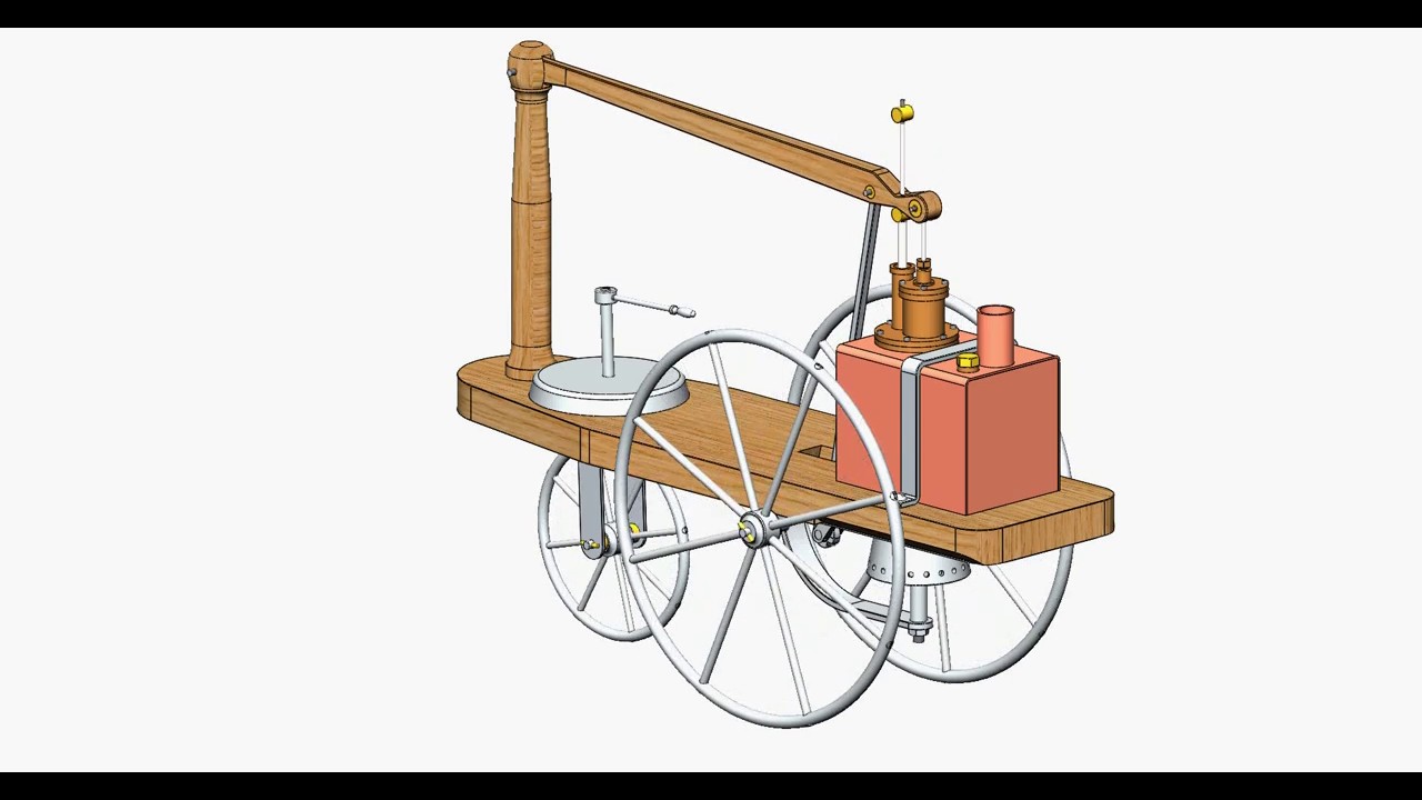 MURDOCH steam tricycle 1 - YouTube