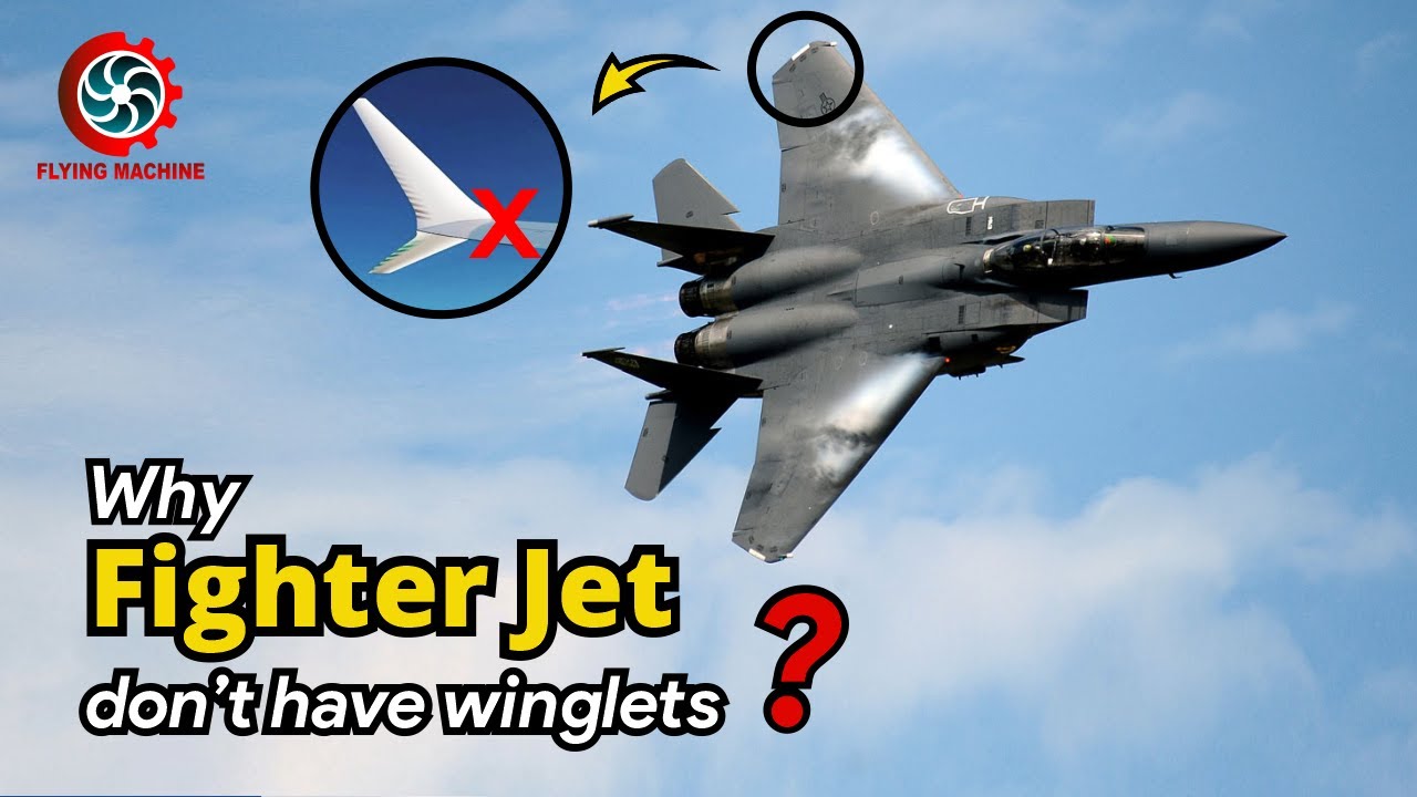 Why Fighter Jet Don't Have Winglets - YouTube