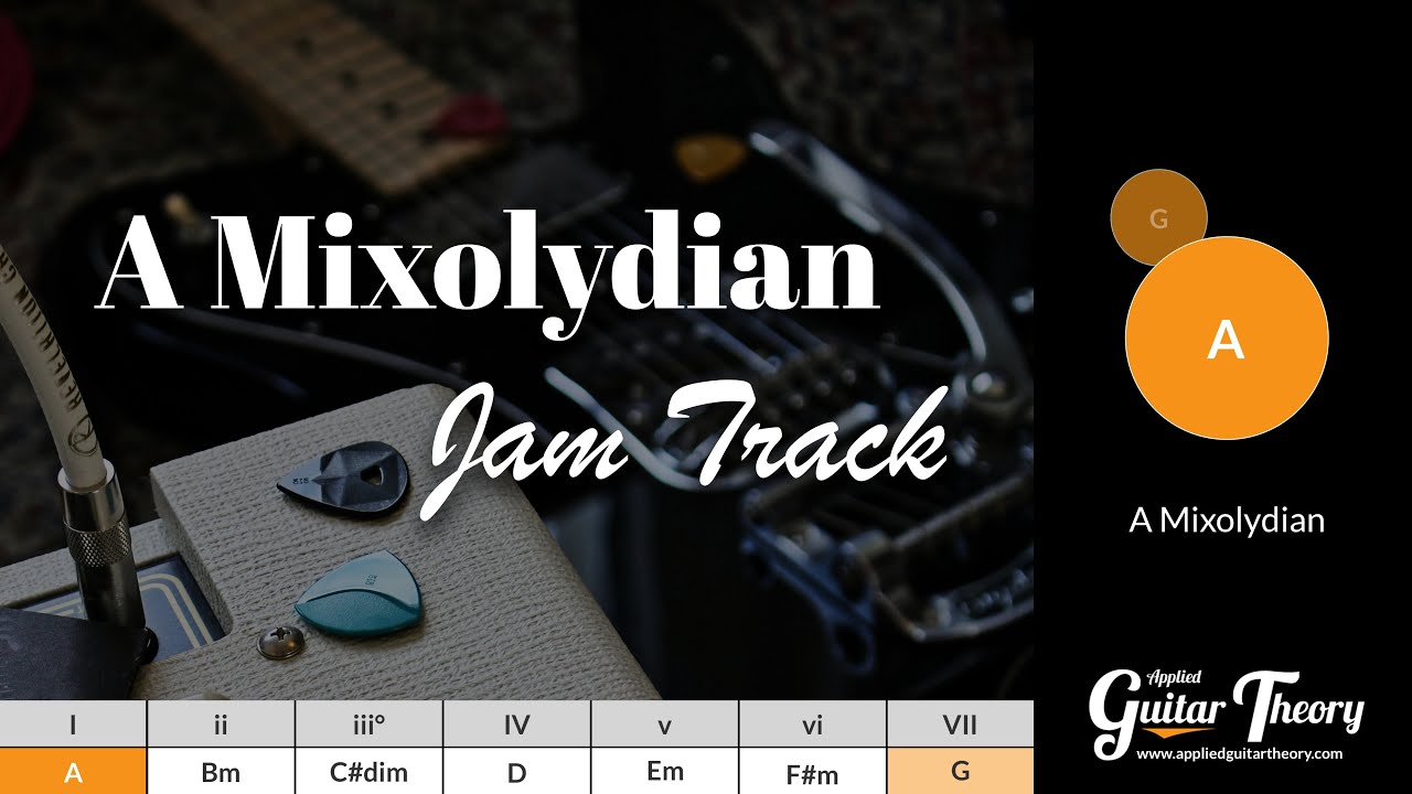 A Mixolydian Jam Track | Guitar Backing Track - YouTube