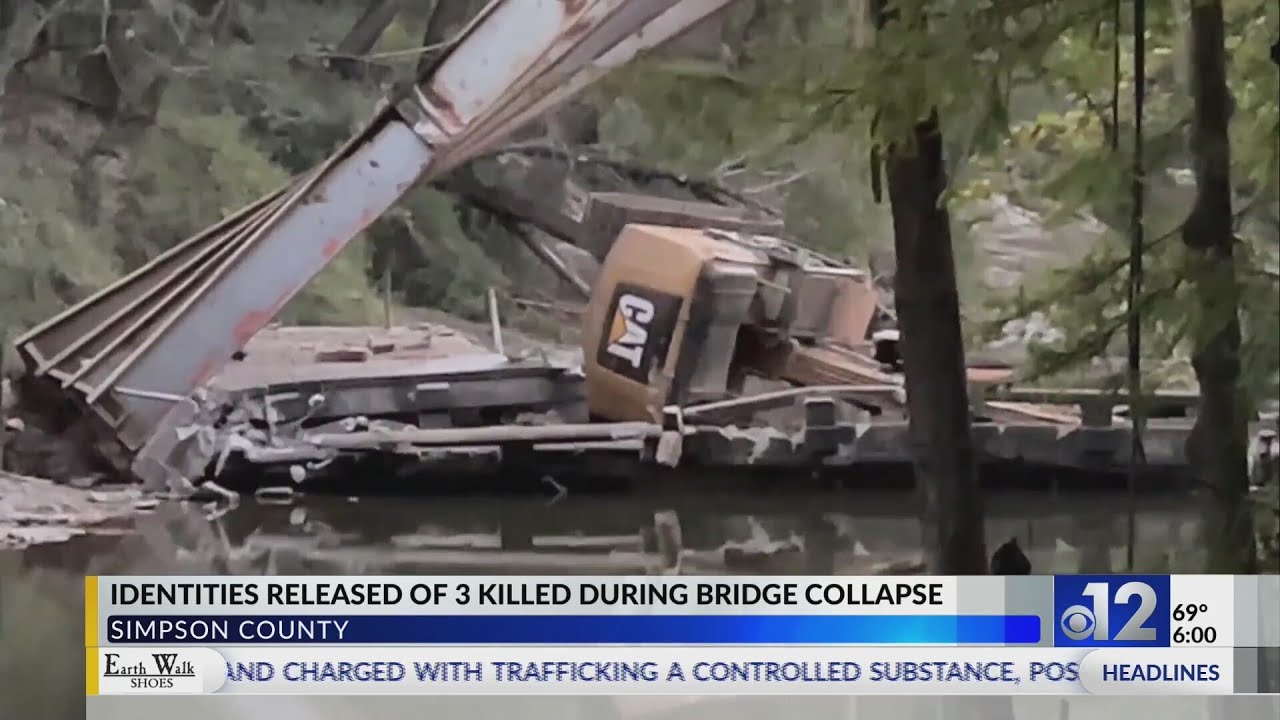 Three remain hospitalized after fatal bridge collapse in Simpson County ...