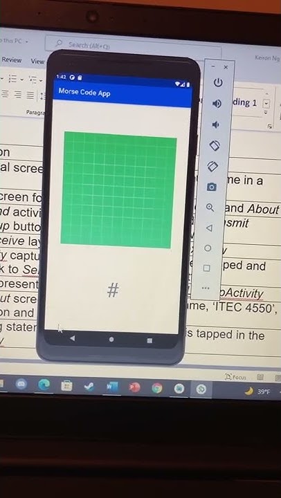 Morse Code App - YouTube