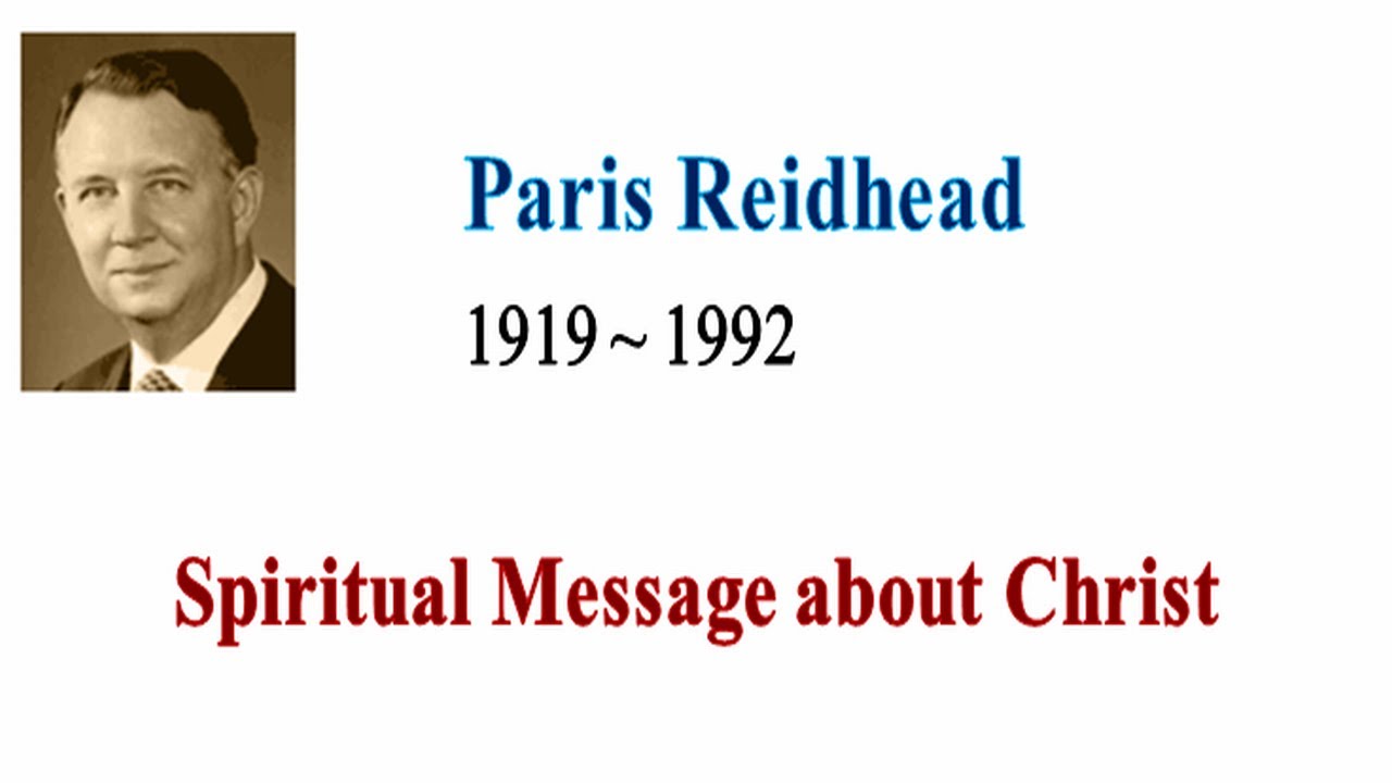 SMC by Paris Reidhead：The Measure of God's Love - YouTube