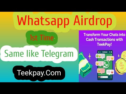 Earn cash from Whatsapp | whatsapp Airdrop | Teekpay - YouTube