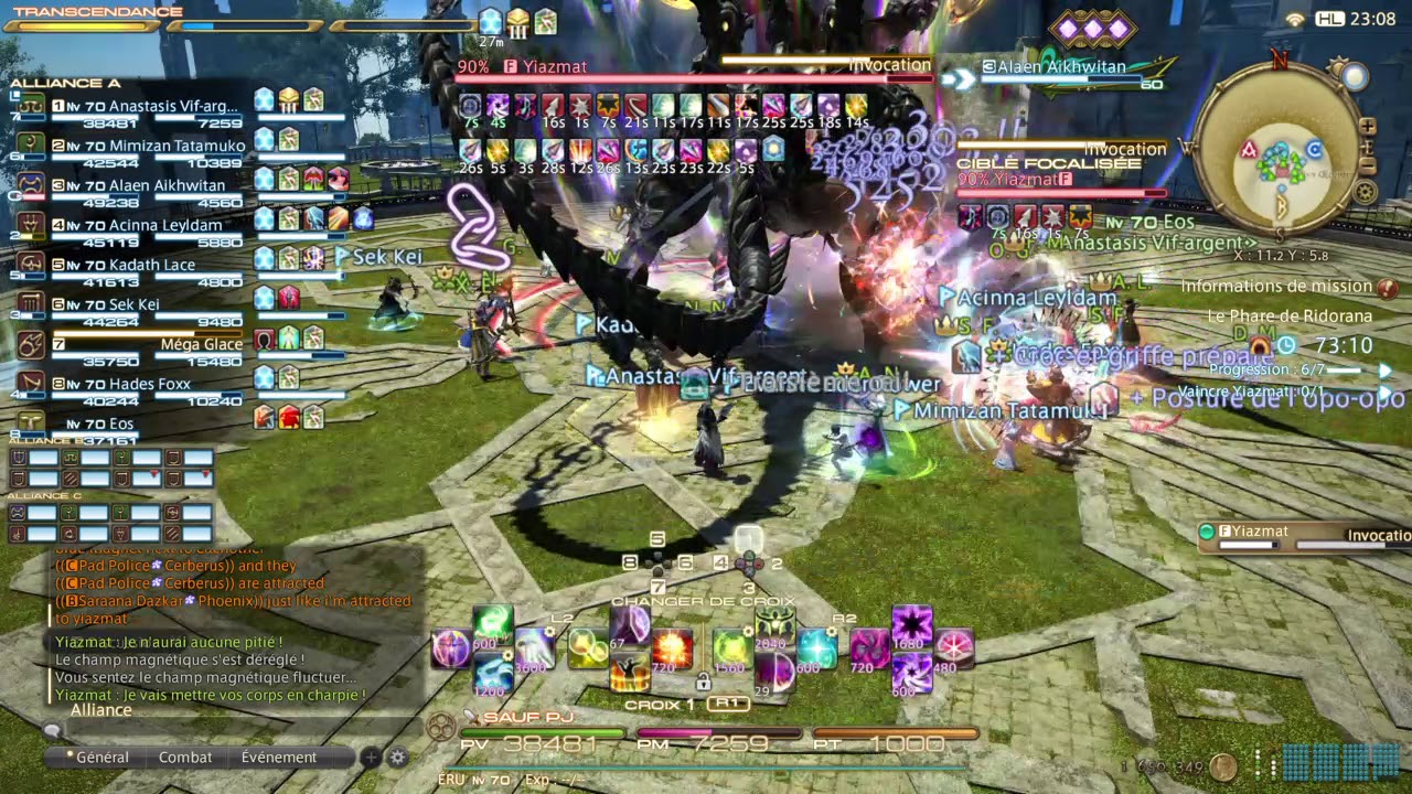 FINAL FANTASY XIV aperçu boss final raid Ridorana - YouTube