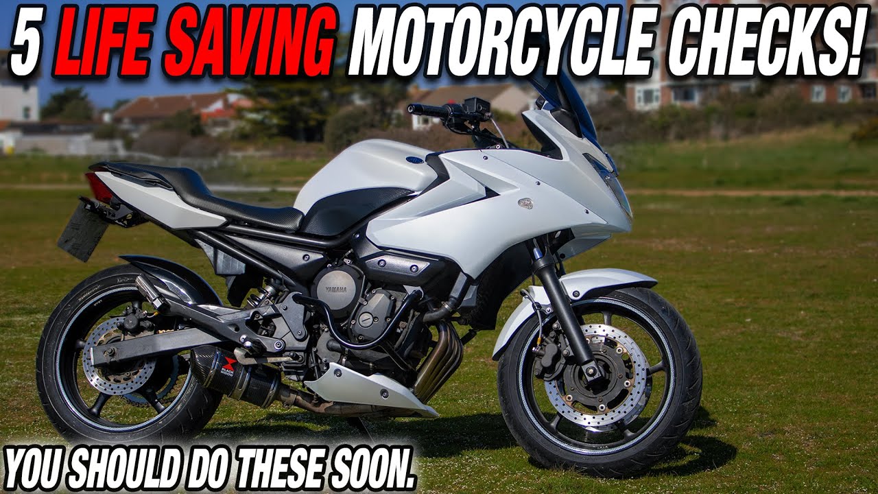 5 Life Saving Motorcycle Checks, You should do soon! - YouTube
