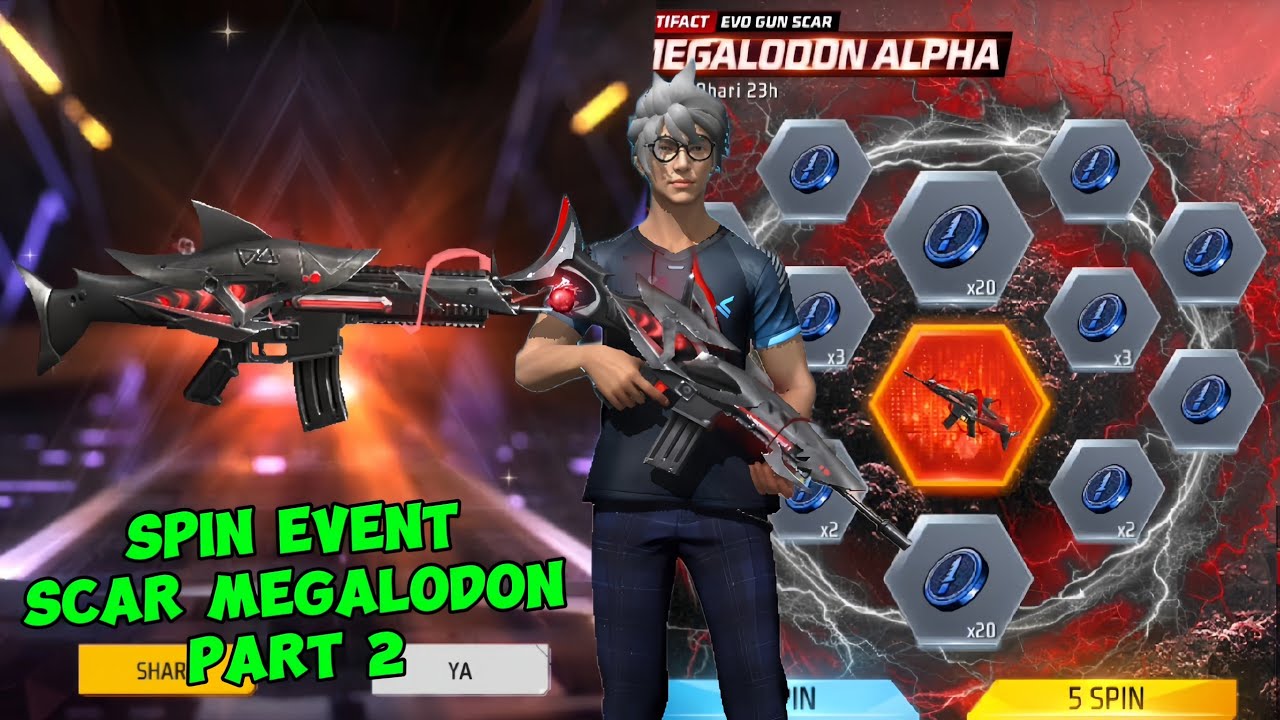 SPIN SCAR MEGALODON ALPHA/SCAR 2 JUTA PART2!! - YouTube