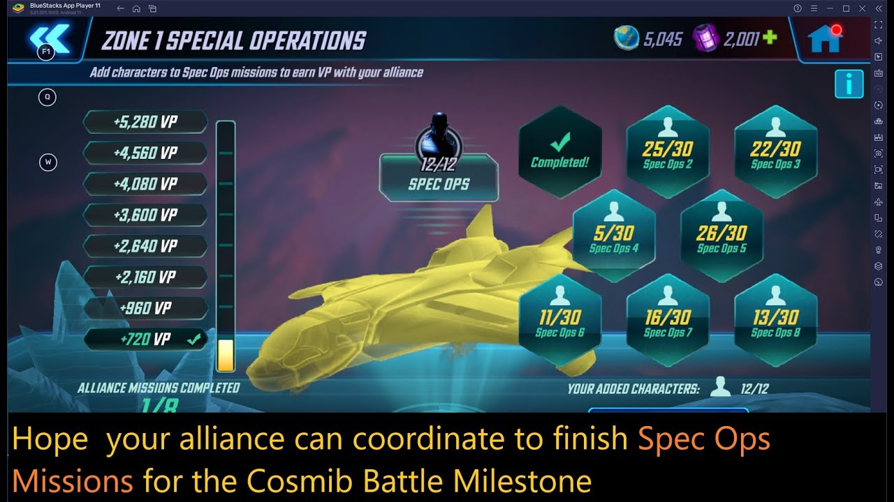 Marvel Strike Force - 2nd week of Battleworld, you have to finish Spec ...