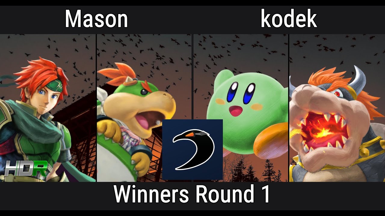 Mason (Bowser Jr., Roy) VS kodek (Kirby, Bowser) | Crow's Nest #1.5 ...