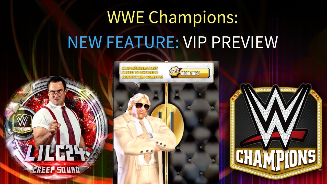 WWE Champions - Welcome to the VIP - New Features - YouTube
