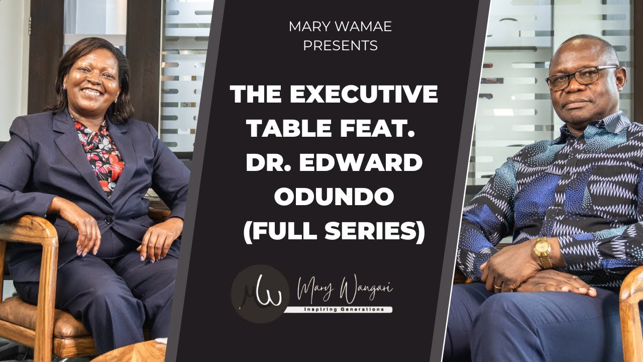 Mary Wamae Presents The Executive Table Featuring Dr. Edward Odundo ...