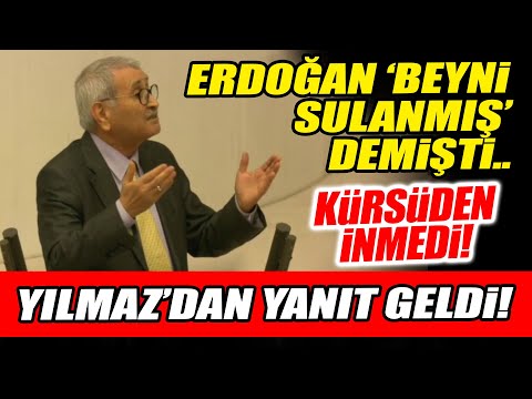Erdoğan'ın 'beyni sulanmış' dediği Durmuş Yılmaz'dan yanıt! Kürsüden inmedi