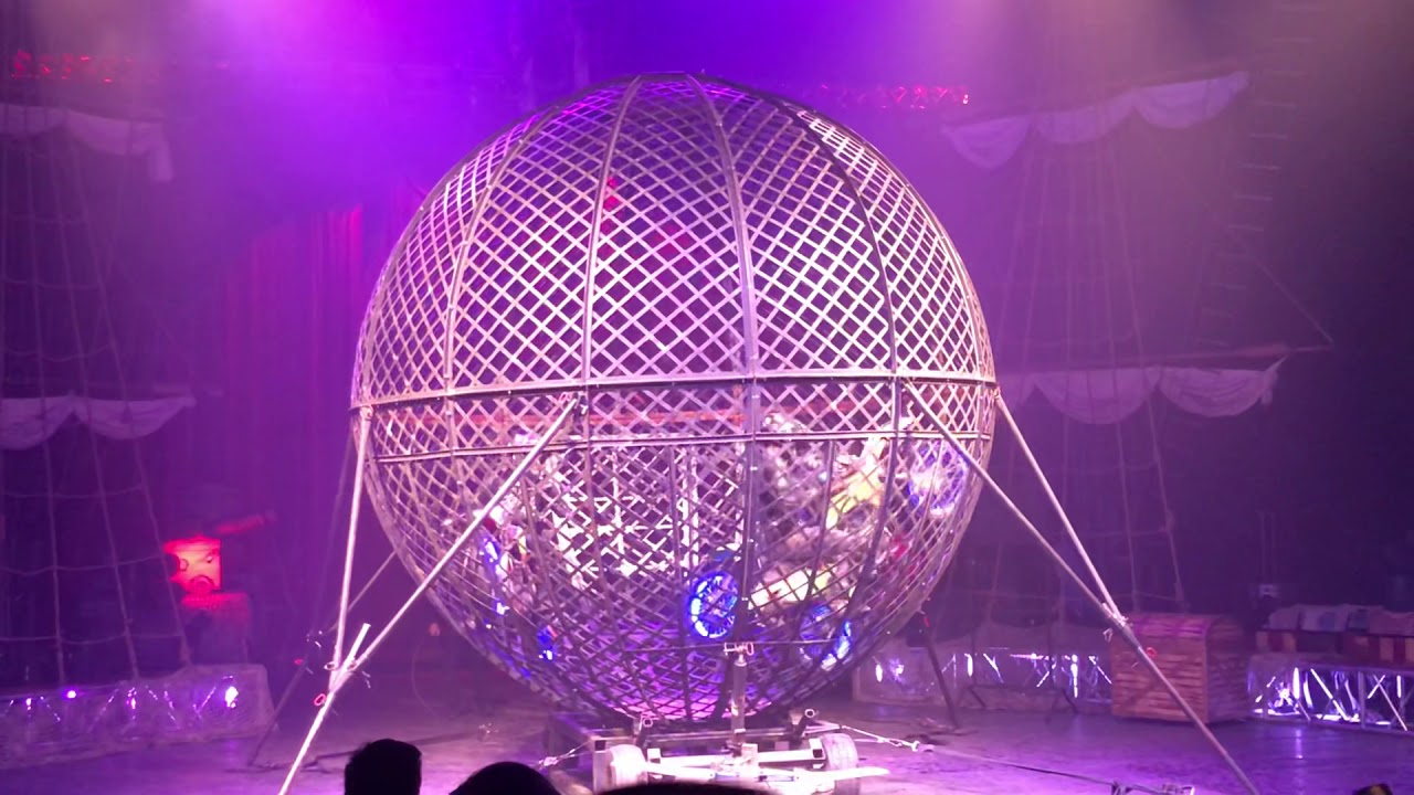 Awesome Motorcycle Cage Circus Vargas - YouTube