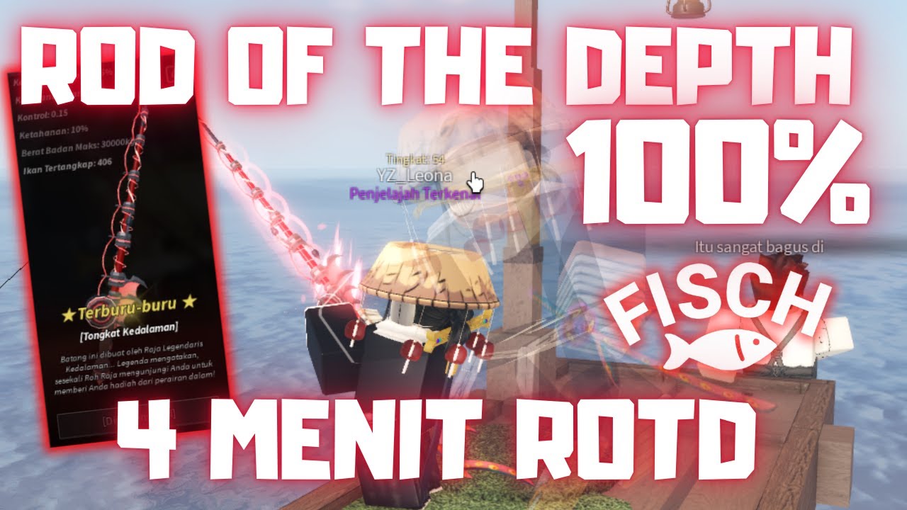 Cara Mendapatkan Rotd Rod of The Depth cuma 4 Menit di Fisch - YouTube
