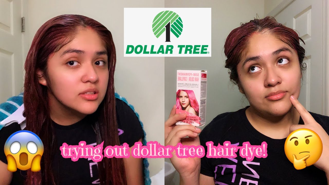 Trying Out Dollar Tree Hair Dye! - YouTube