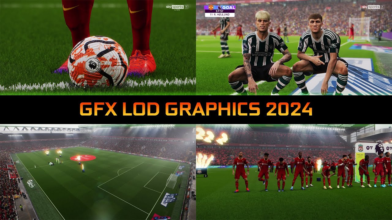 GFX LOD GRAPHICS 2024 - PES 2021 & FOOTBALL LIFE - YouTube