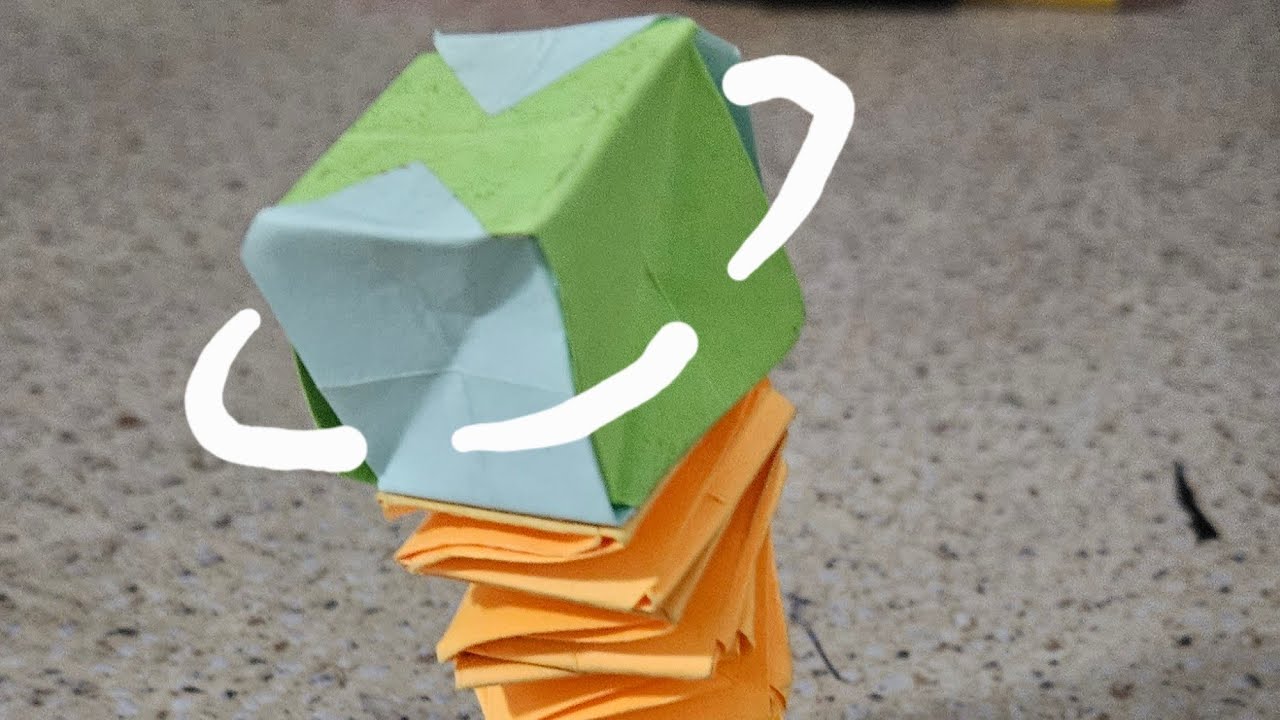 how to make a expanding cube - YouTube