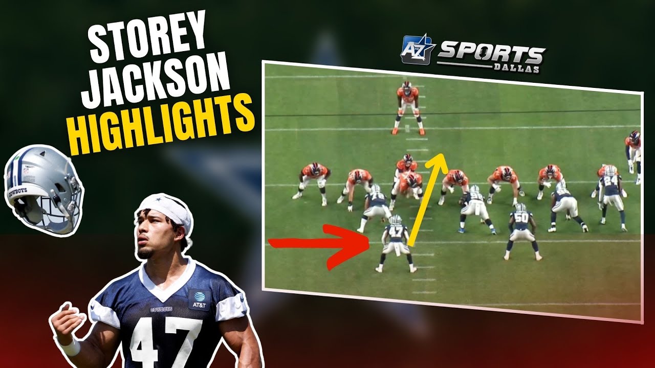 #Cowboys LB Storey Jackson gets ACTIVE vs the #Broncos || ALL 22 Film ...