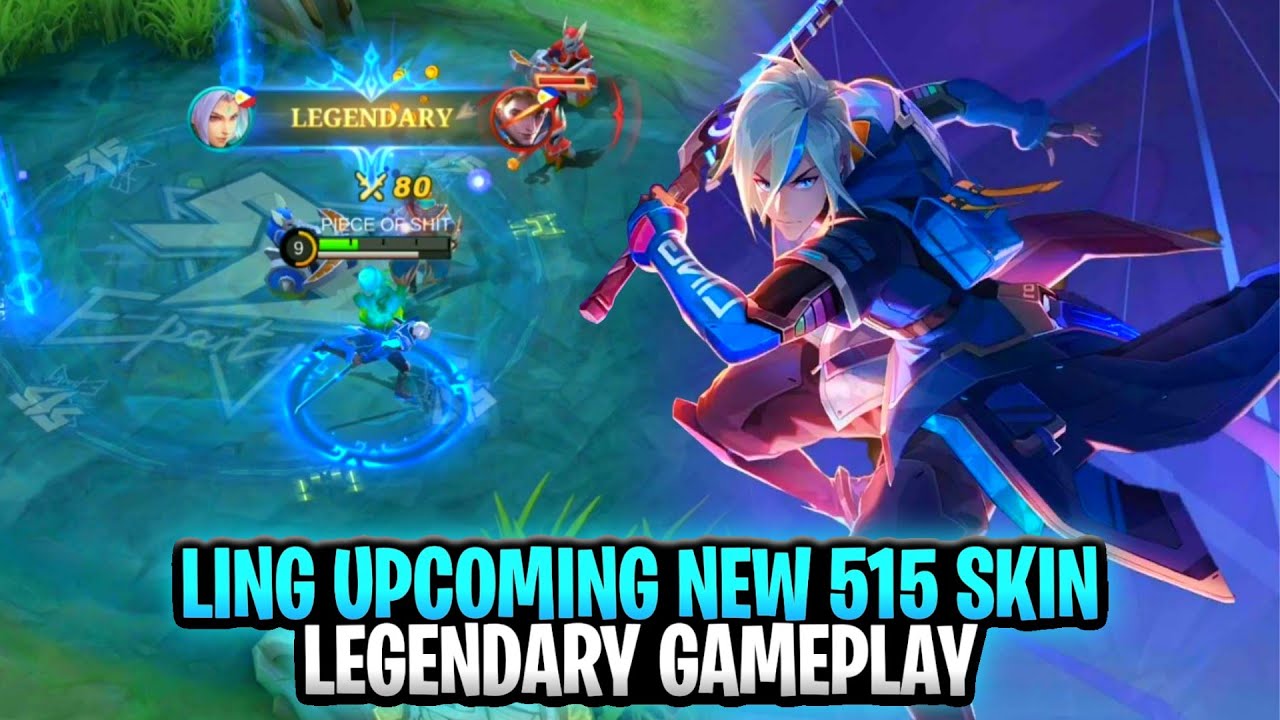 Ling Upcoming New 515 Skin Gameplay | Mobile Legends: Bang Bang - YouTube