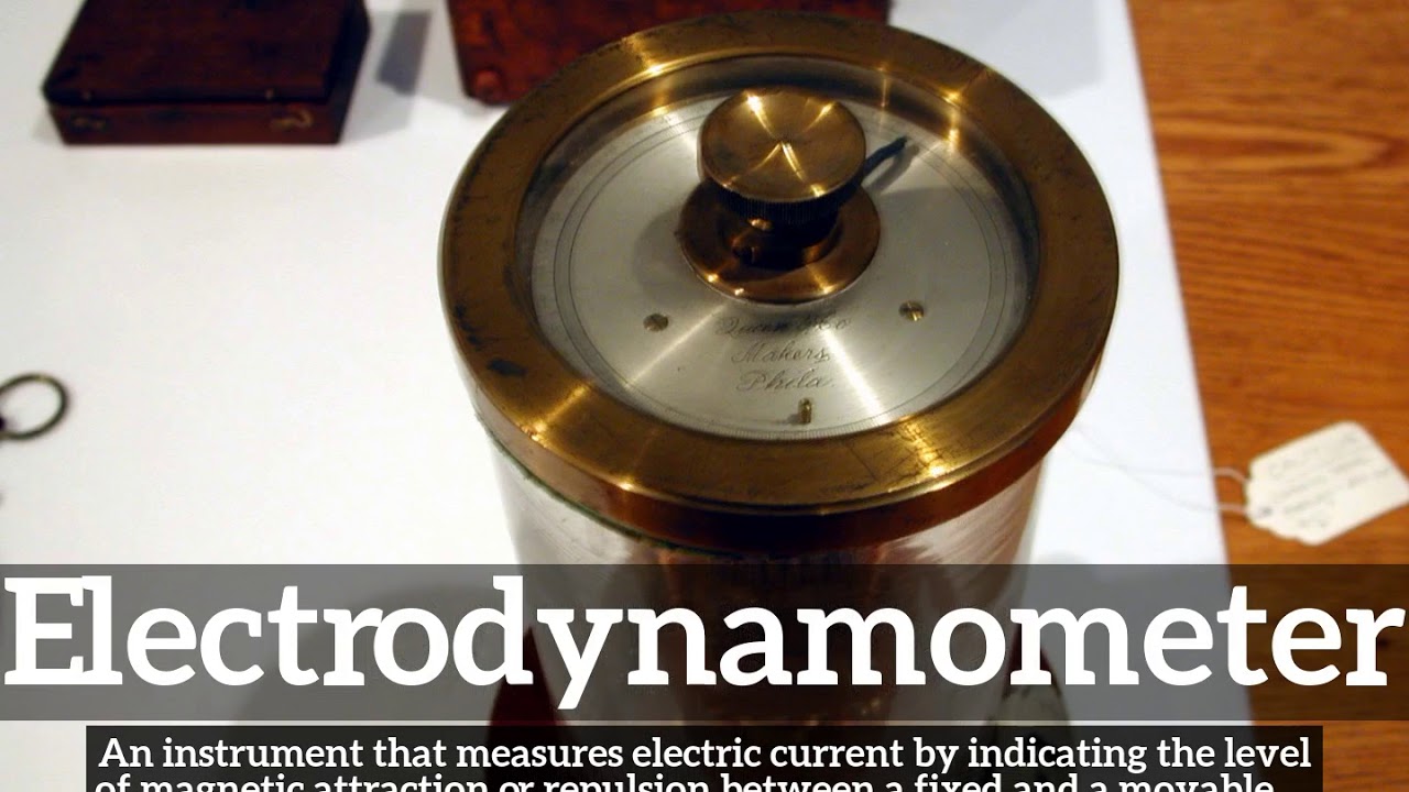 What is Electrodynamometer? | How Does Electrodynamometer Look? - YouTube