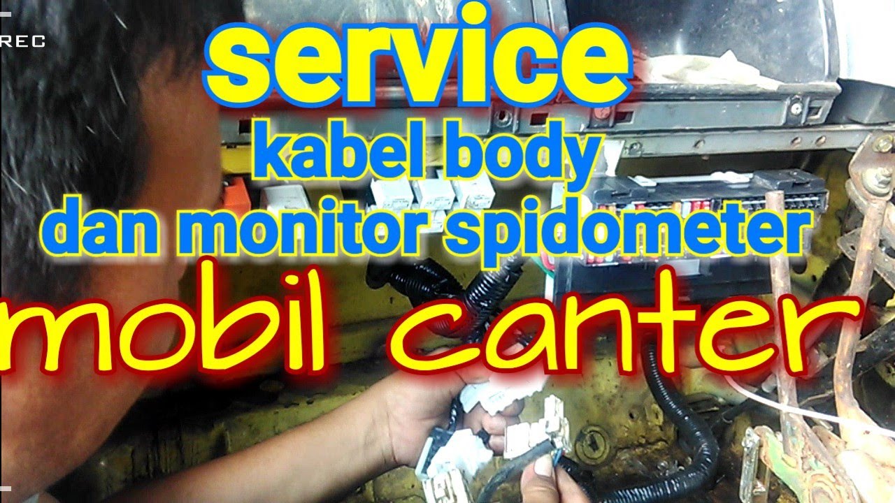 Service kabel body mobil canter - YouTube