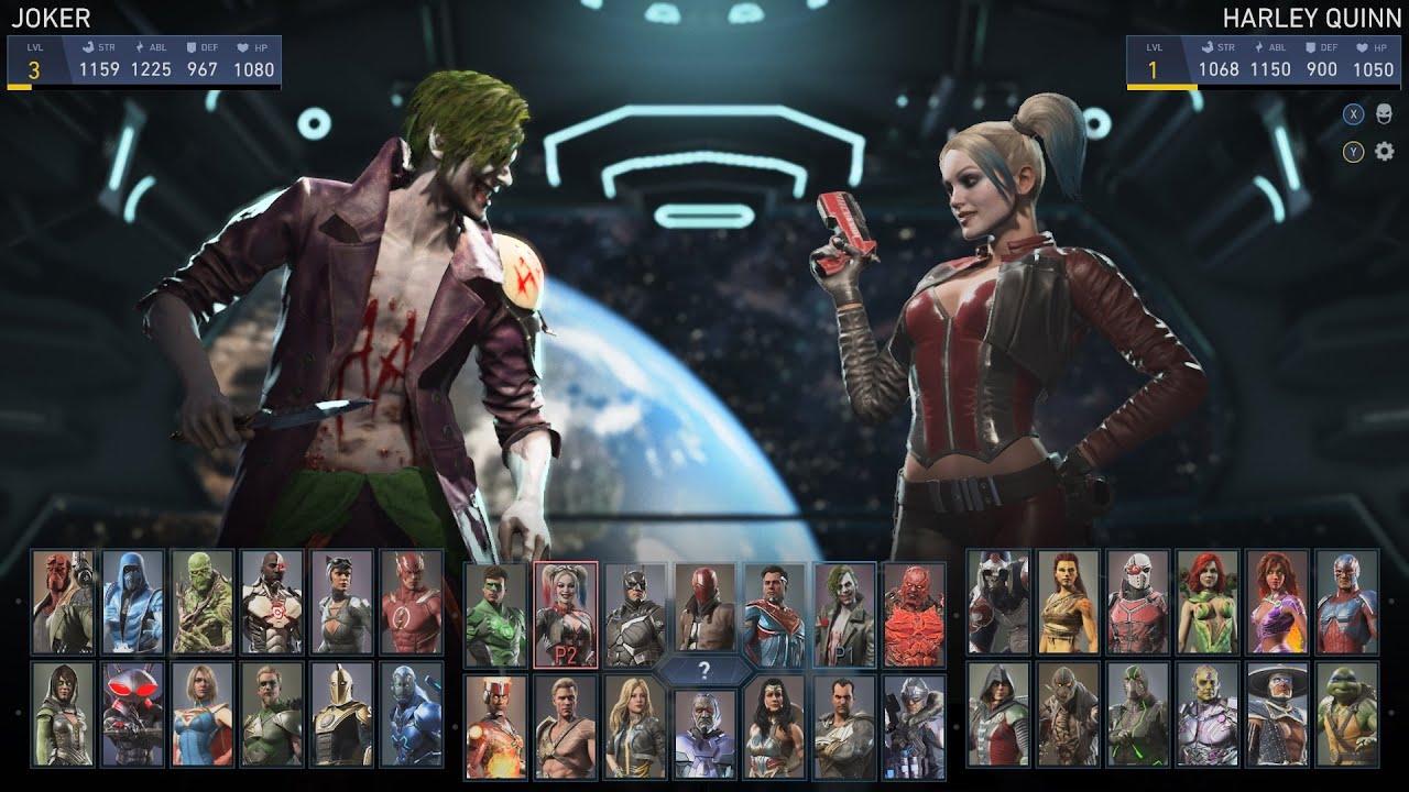The Joker vs Harley Quinn(hard)Injustice 2 - YouTube