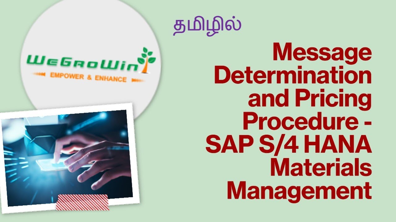 SAP MM Tamil Configuration Part 5– Output & Pricing Procedure (S/4HANA ...