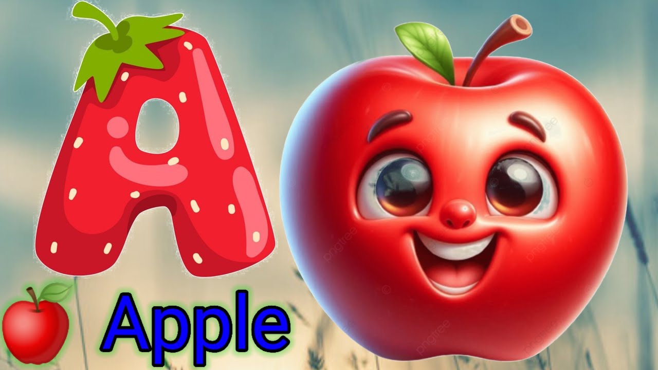 A for Apple | ABC Phonics Song | ABC Song | ABCD | English Alphabet ...