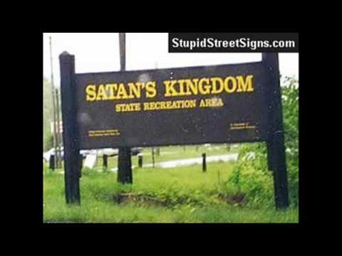 Funny Signs: Jackass Lane - YouTube