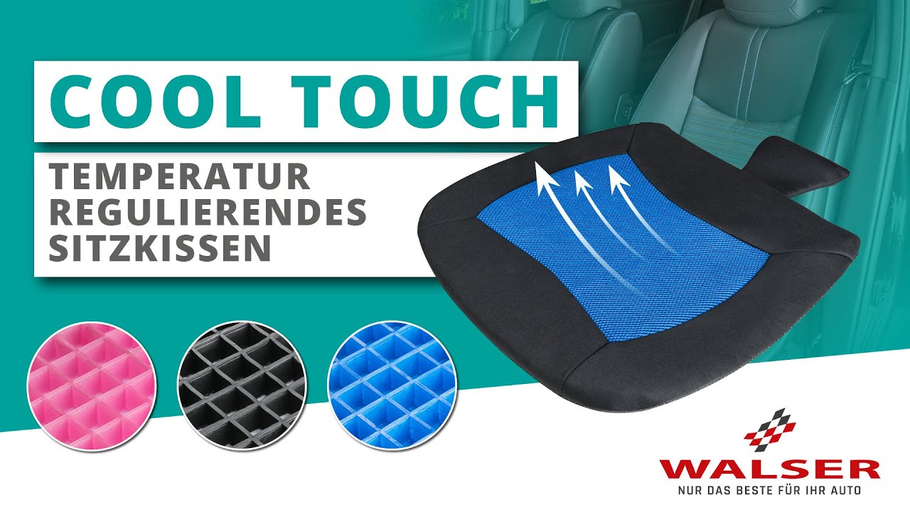 WALSER - Temperatur regulierendes Sitzkissen - COOL TOUCH - YouTube
