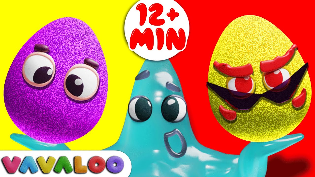 Rompecabezas de Huevos Sorpresa + Más Vavaloo Canciones Infantiles ...