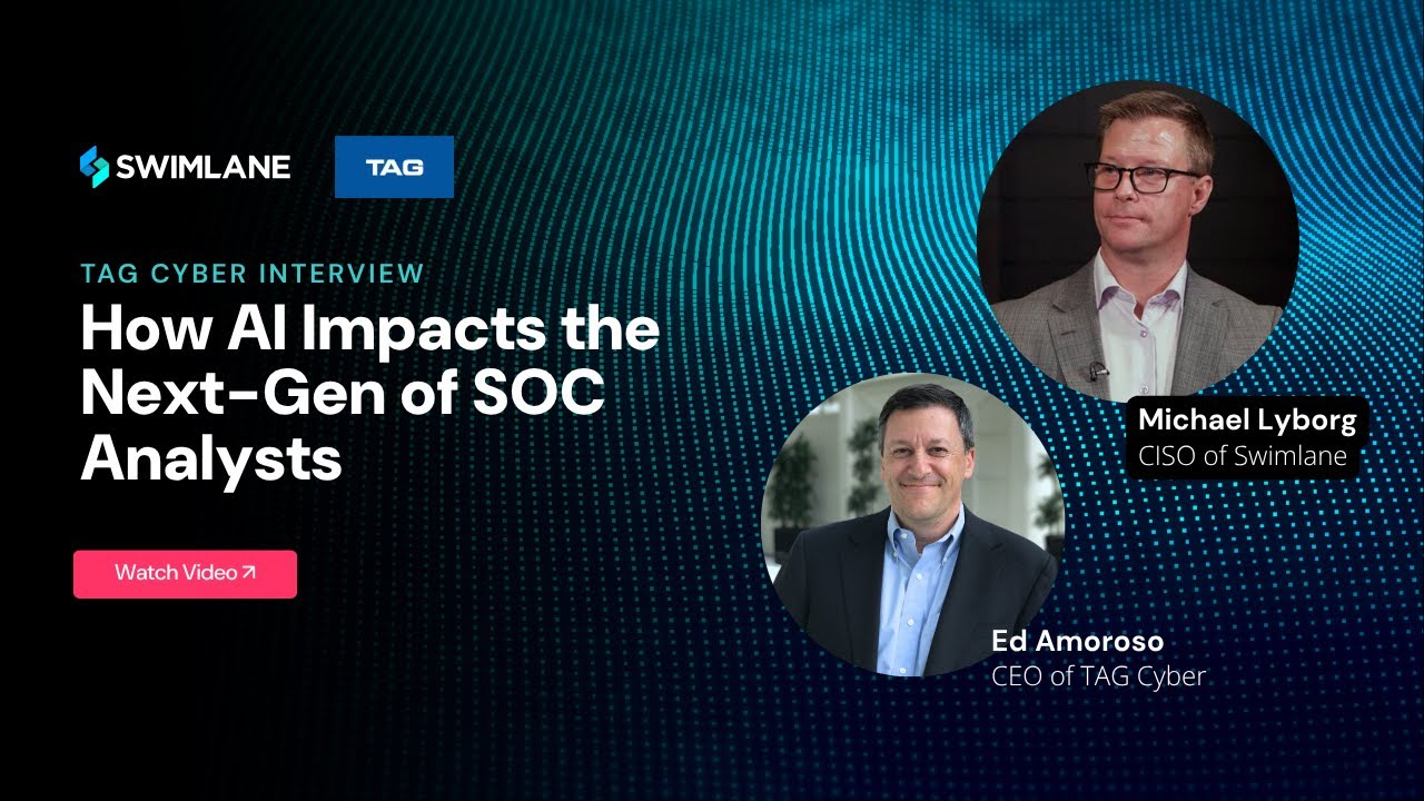 TAG Cyber Interview: How AI Impacts The Next-Gen of SOC Analysts - YouTube