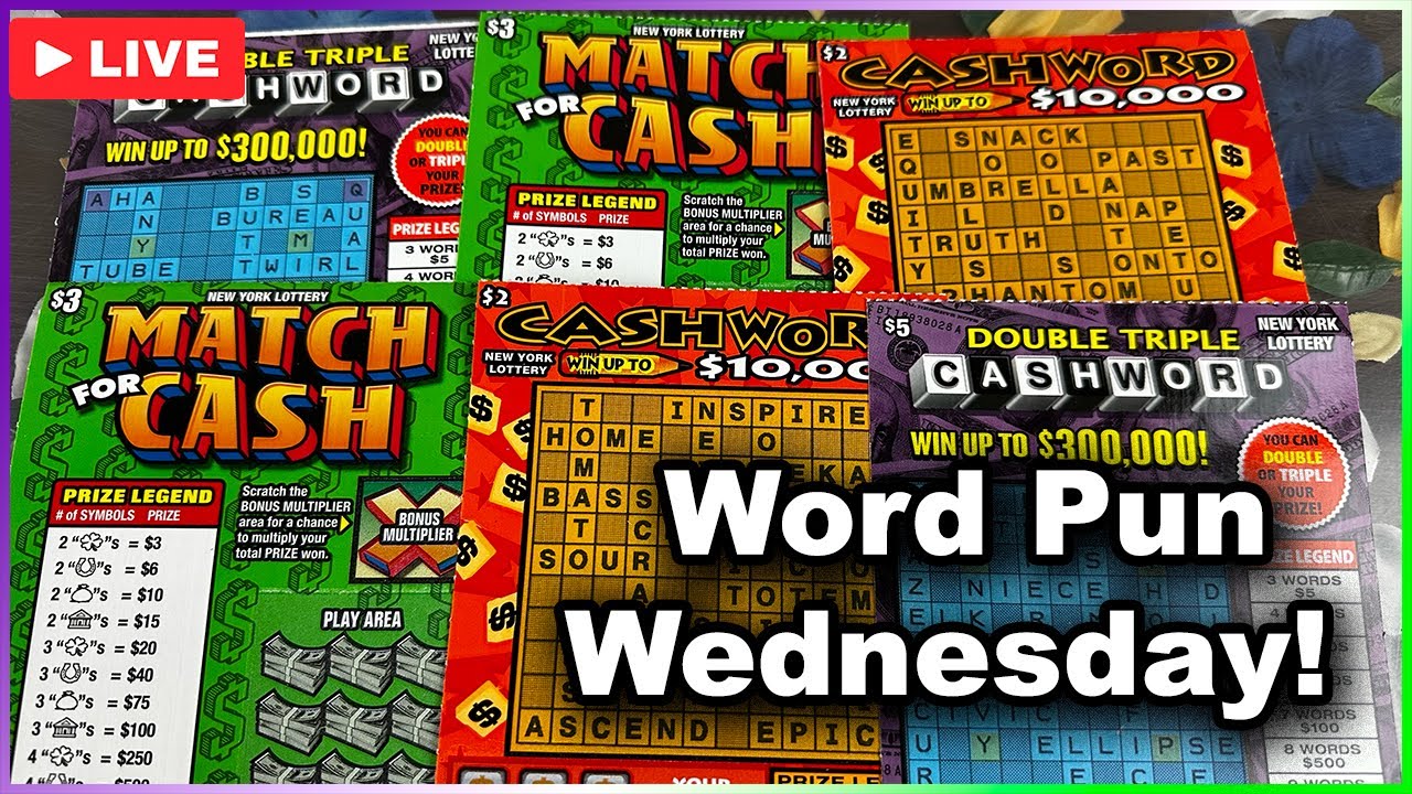 Cashword Wednesday! & New Holiday Tickets! - YouTube