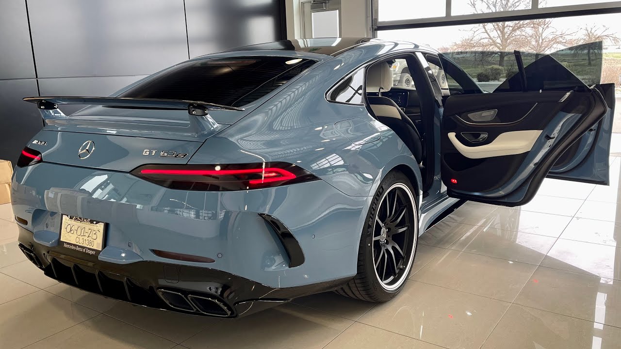 Unleashing the Beast: AMG GT 63 S 4-Door Coupe V8 Exhaust Sound! - YouTube