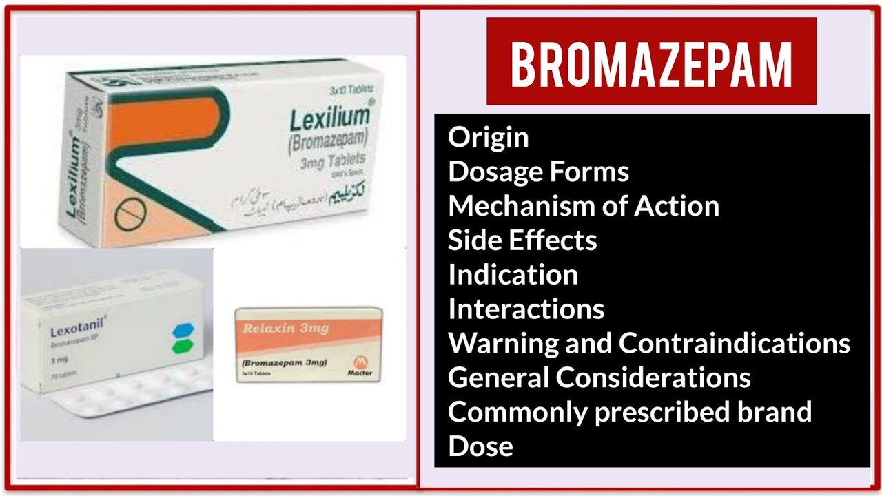 Bromazepam: Uses, Side Effects, Dosage, and More - YouTube