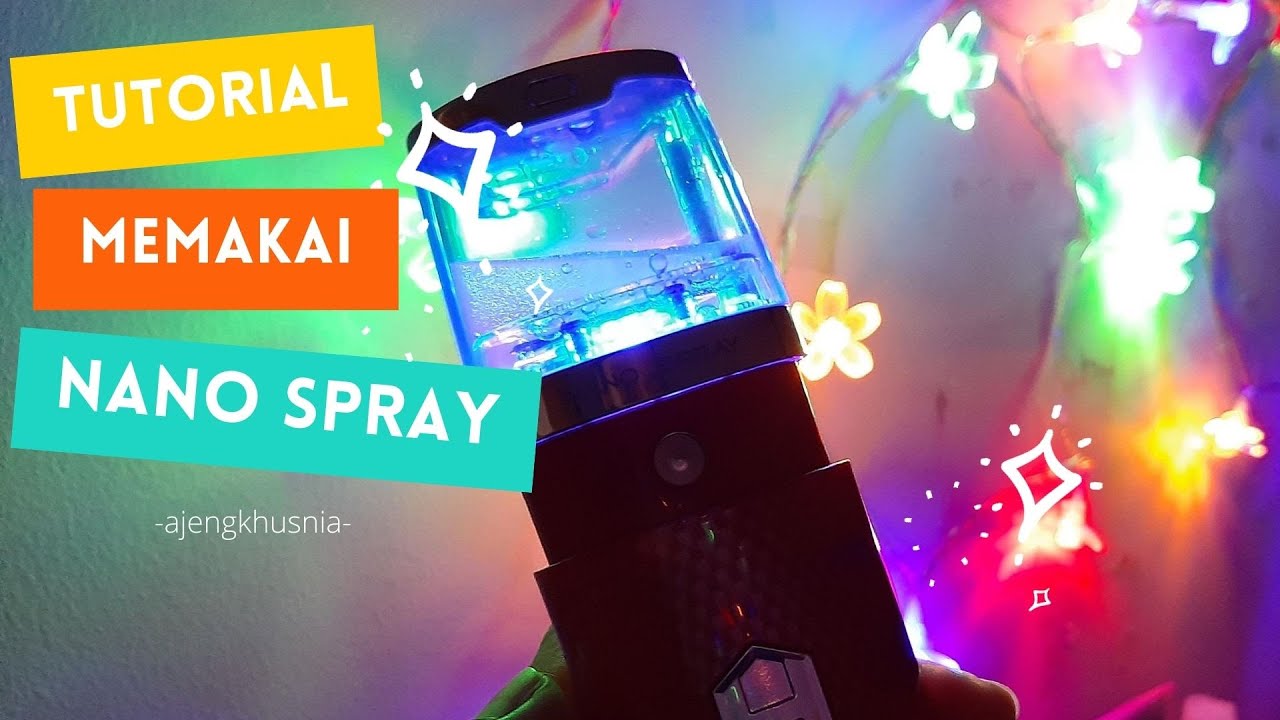 0851-5764-8383 | Tutorial Memakai Nano Spray #skincare #NanoSpray - YouTube